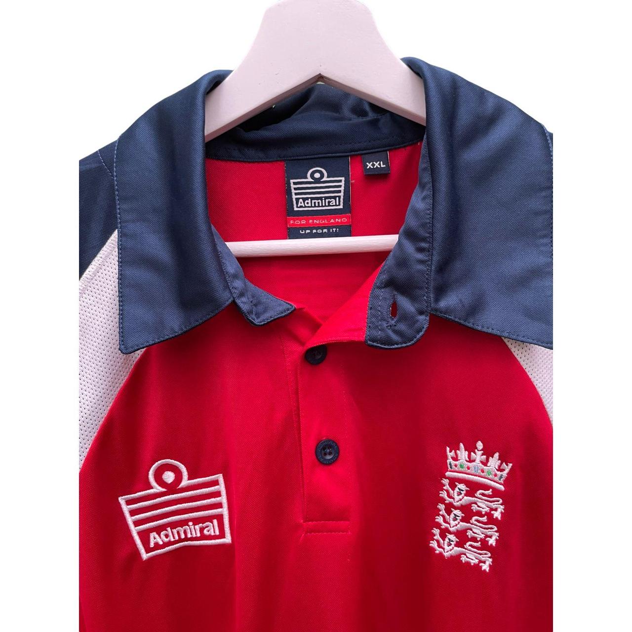 English National Team Cricket Shirt Jersey Admiral... - Depop