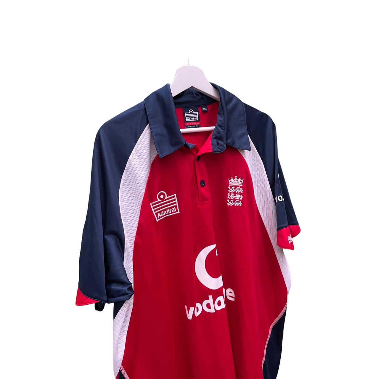 English National Team Cricket Shirt Jersey Admiral... - Depop