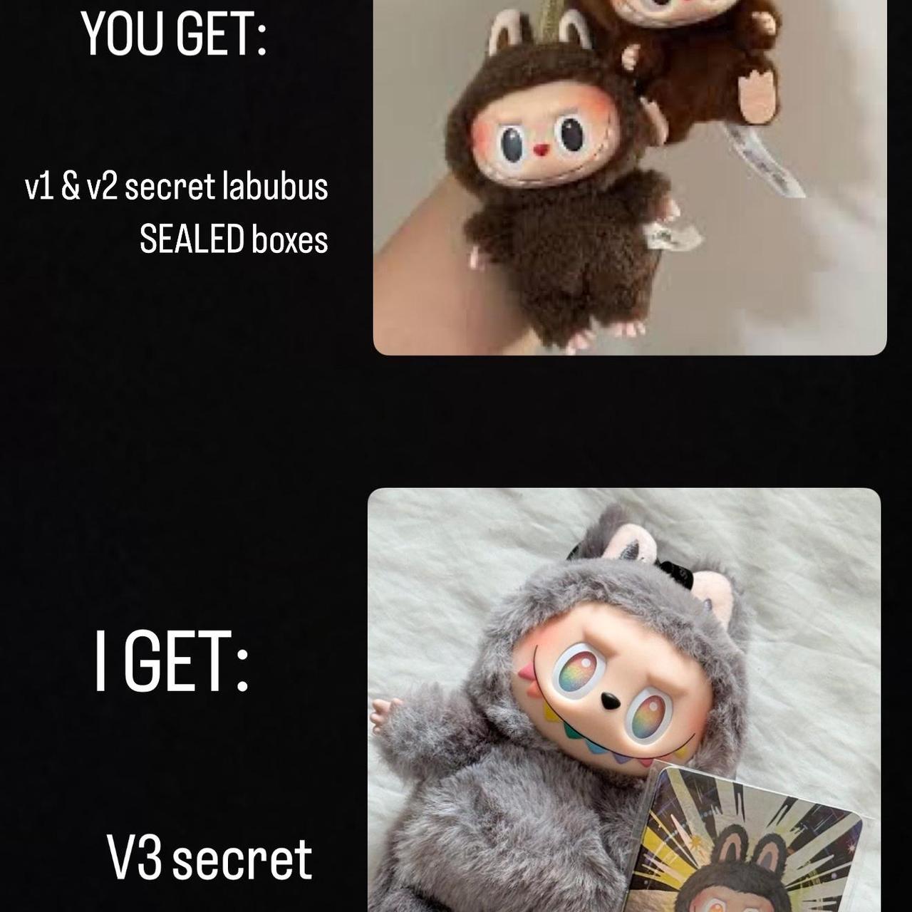 LOOKING TO TRADE LABUBU V1 & V2 SECRET IN SEALED... | Depop