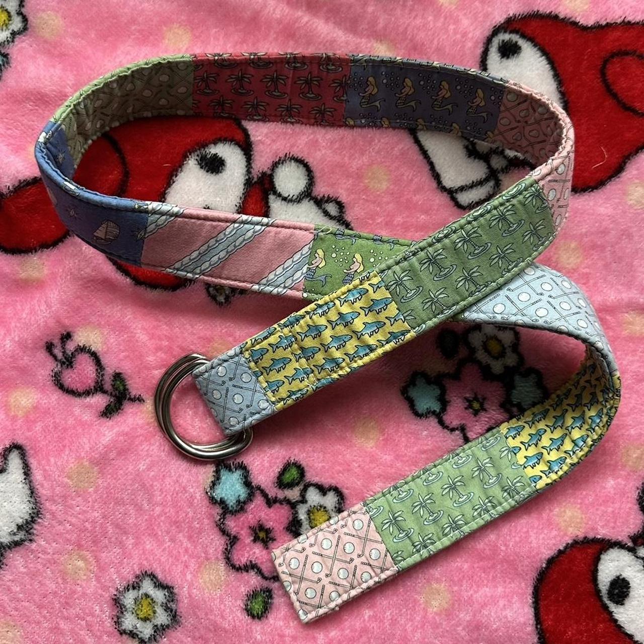 vineyard vines patchwork belt . *:･ *: .... - Depop