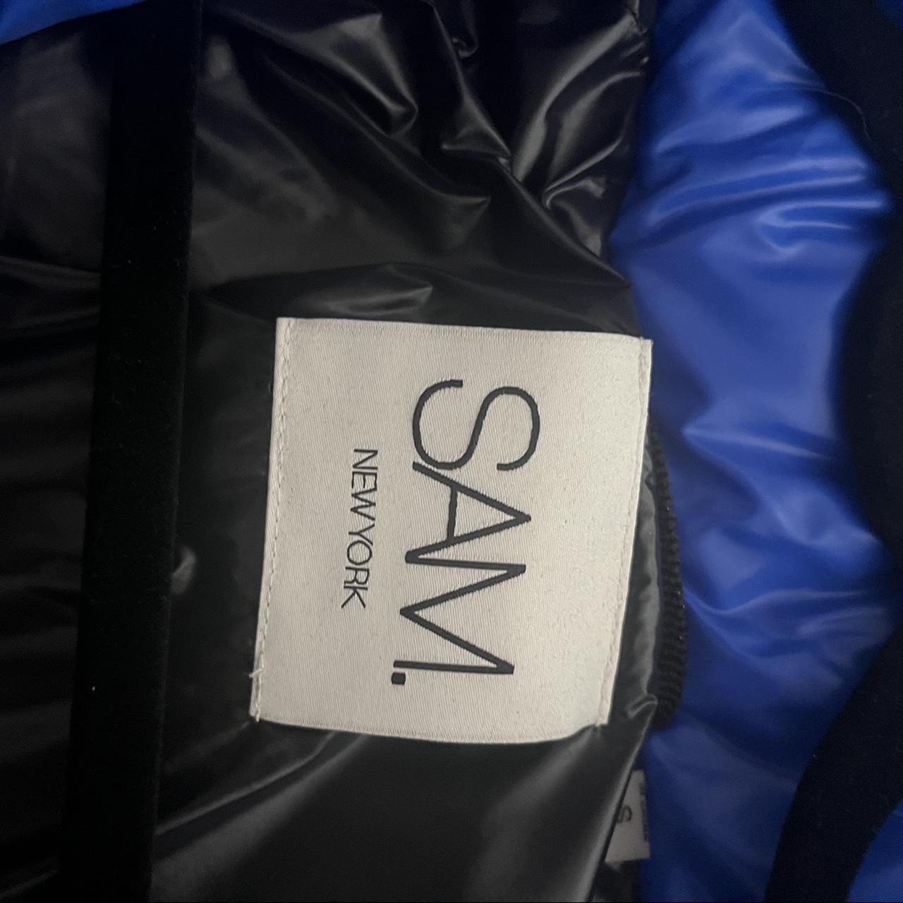 Sams New York blue bubble coat. #samsnewyork... - Depop