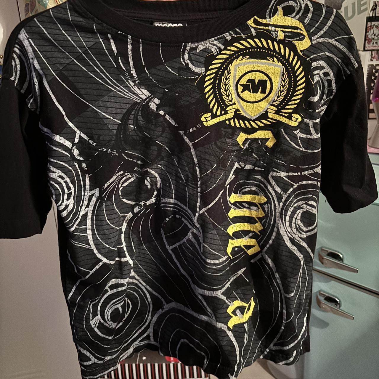 Black and yellow Mecca shirt #y2kshirt - Depop