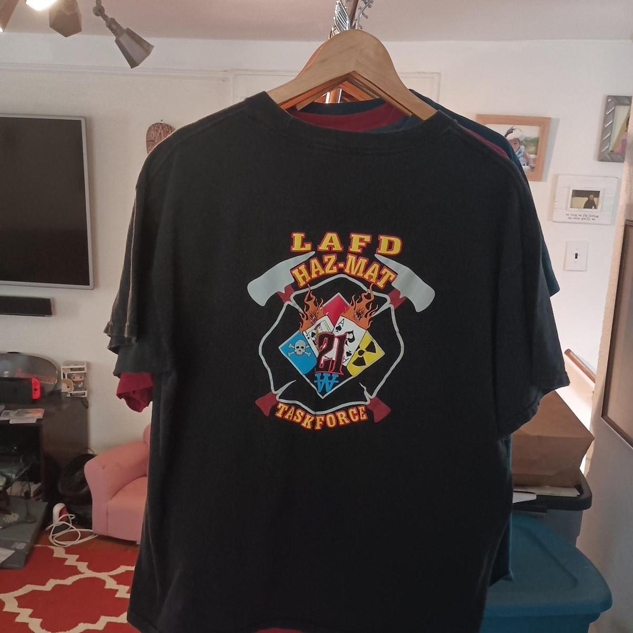 This vintage LAFD Fire Dept Task Force Hazmat... - Depop