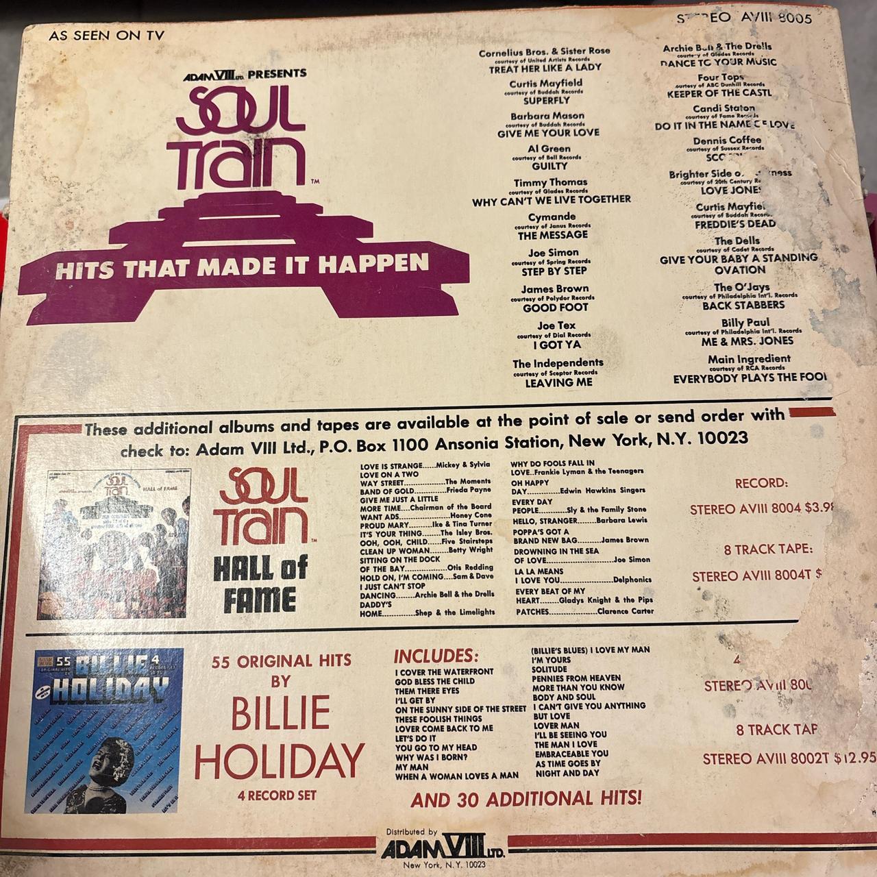 Soul Train 1973 vinyl album featuring 20 original... | Depop