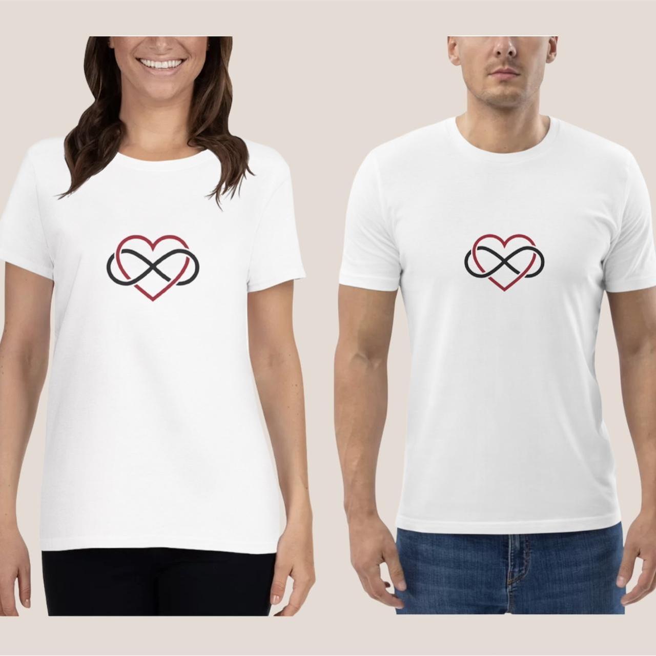 Couples Infinity T-shirt Valentine’s Day Gift Brand... - Depop