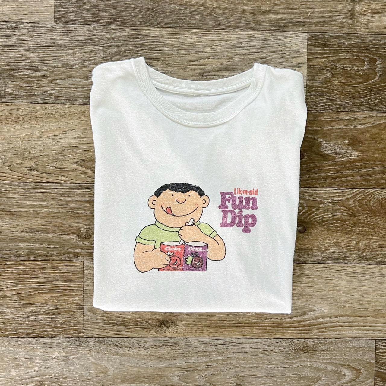 Vintage 90s fun dip T-shirt! Good condition but tag... - Depop