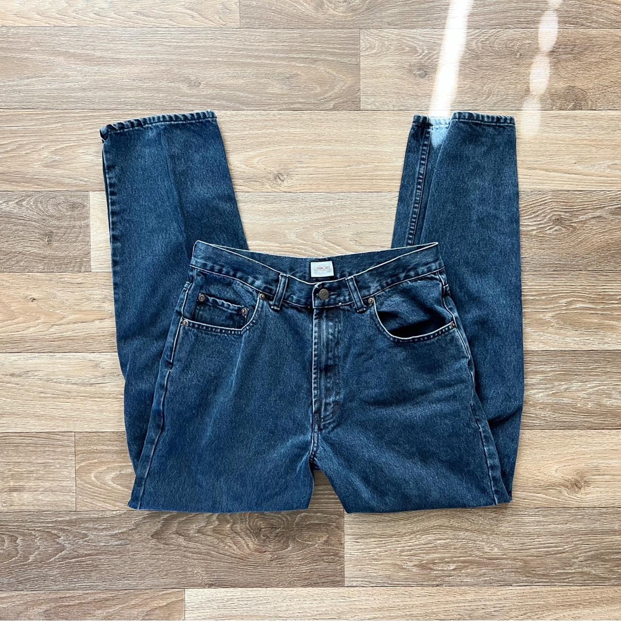Vintage 90s Cherokee dark blue denim jeans! 100... - Depop