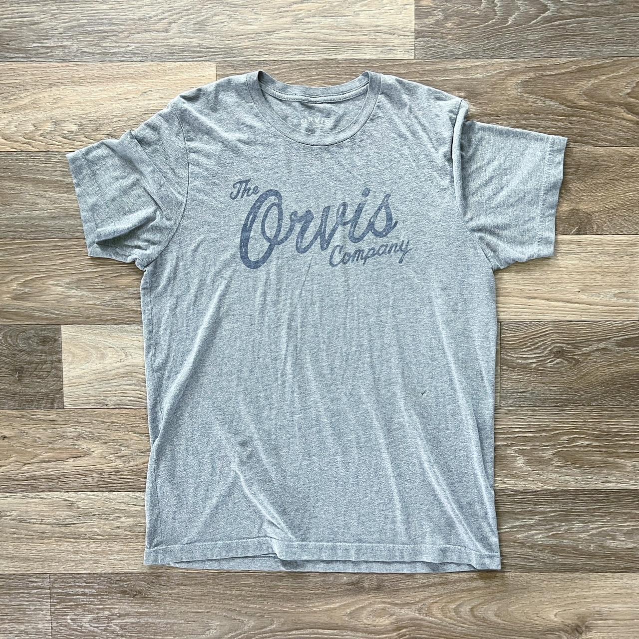 Orvis graphic tee! Tagged a unisex men’s L! Pit to... - Depop