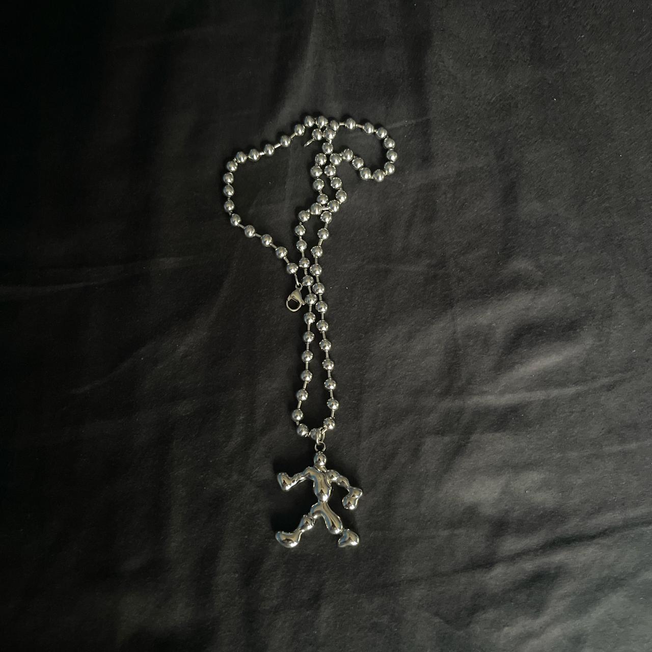 74 is war Marching man chain Message bf buying... - Depop