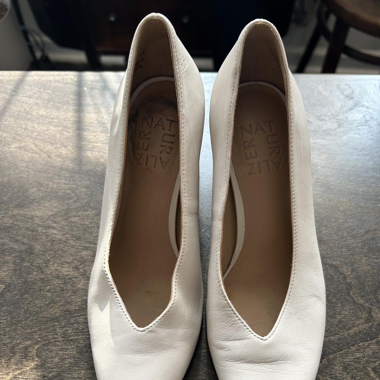 Women's White and Cream Courts | Depop