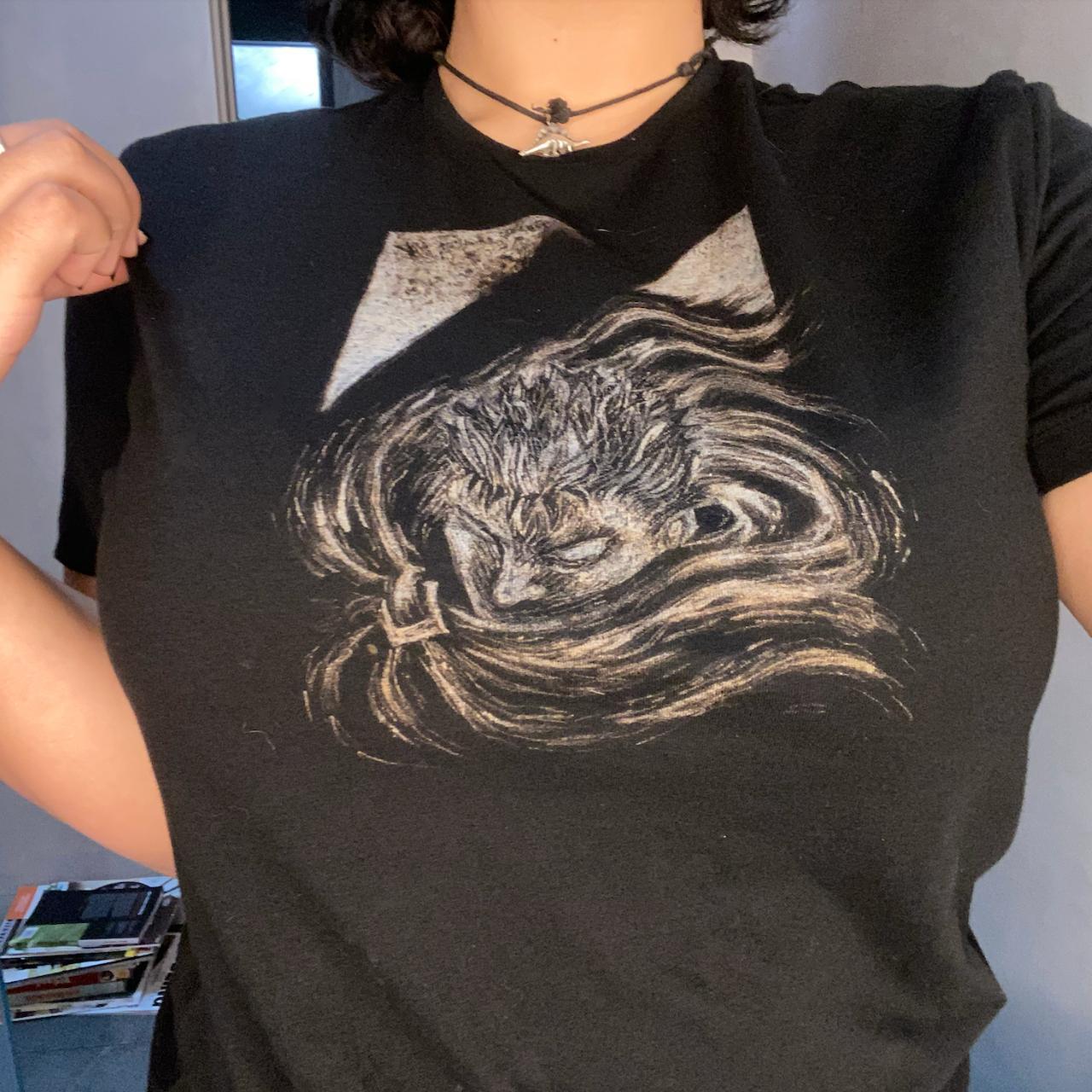 hand-painted bleach art Angry Guts shirt !!! Guts is... | Depop