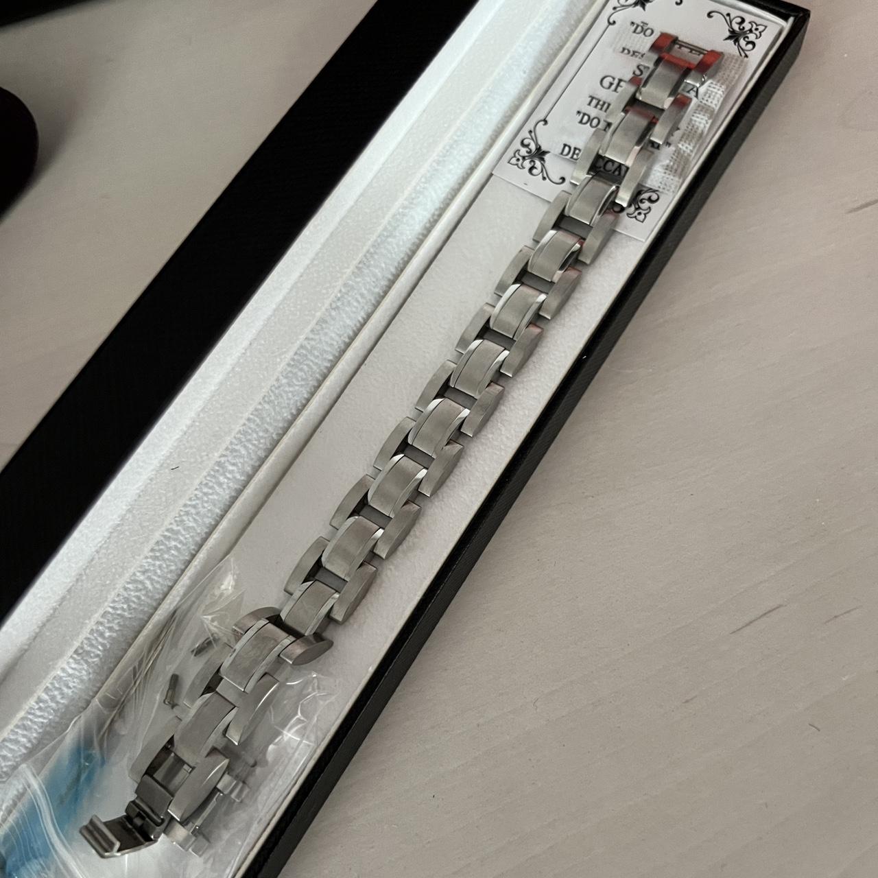 Silver Bracelet with gift box Open to offers Worn... - Depop