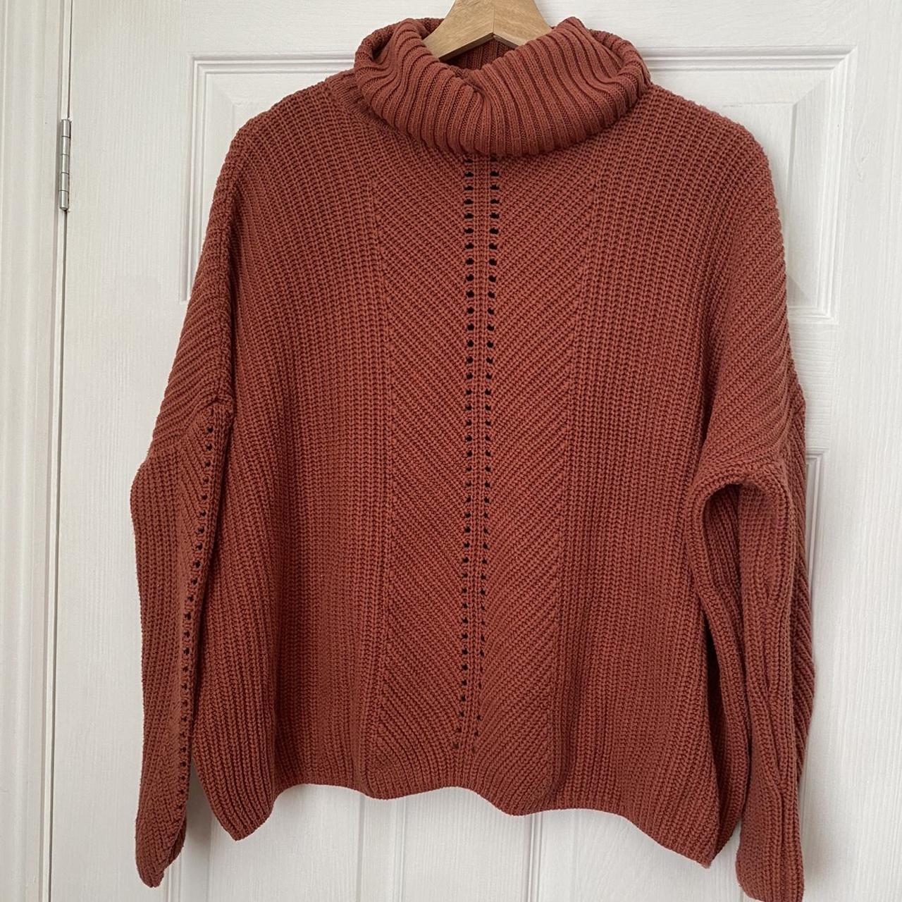 Rust coloured jumper from miss selfridge 🧱 Size 8 -... - Depop