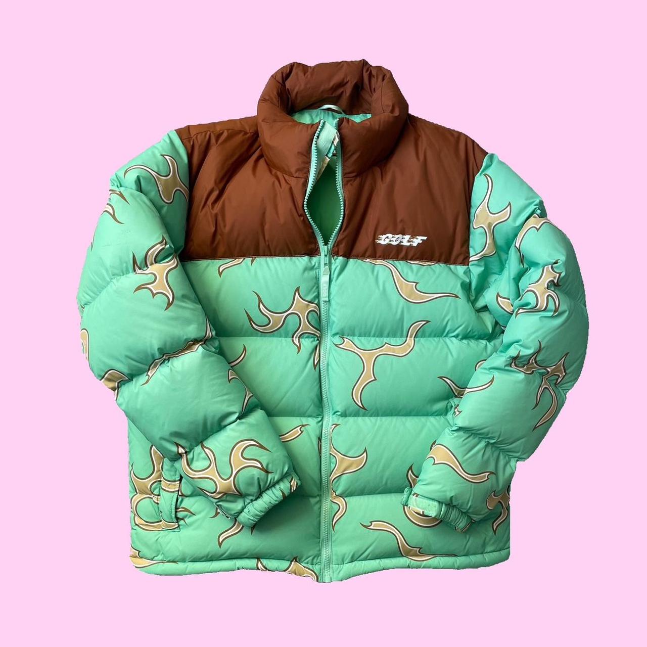 Golf Wang Men's Green and Brown Jacket | Depop