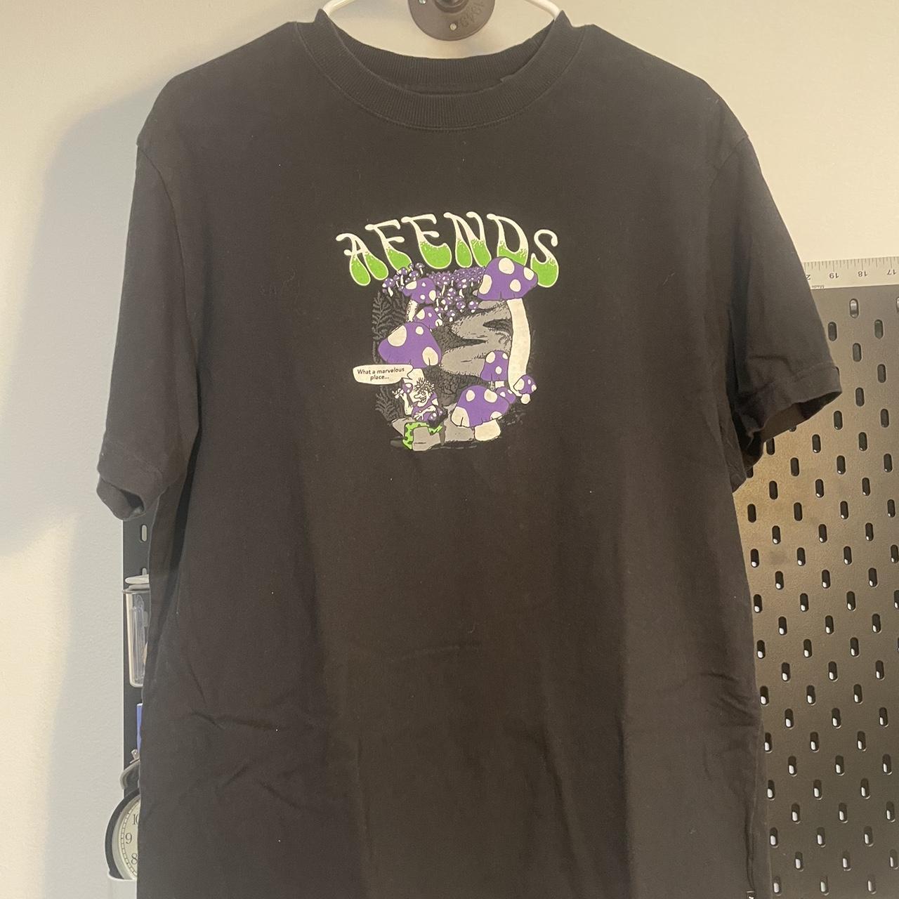 Afends mushroom graphic tee Men’s Medium 100% hemp... - Depop