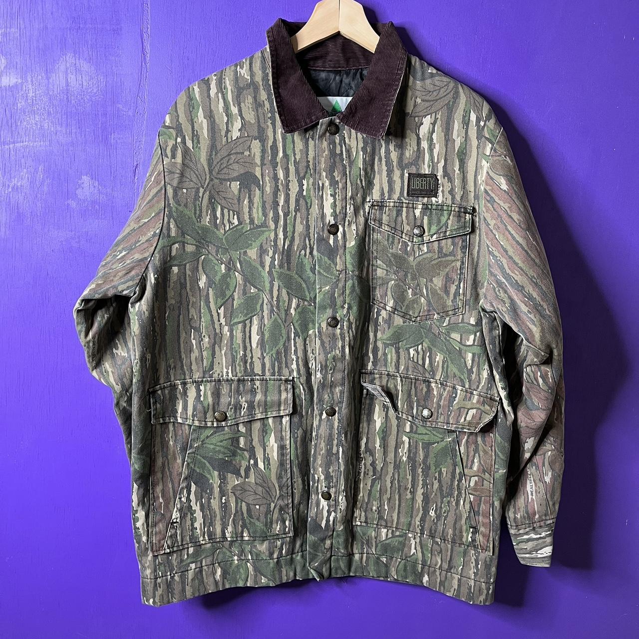 Vintage 80s/90s Liberty camo hunting jacket. Is in... - Depop