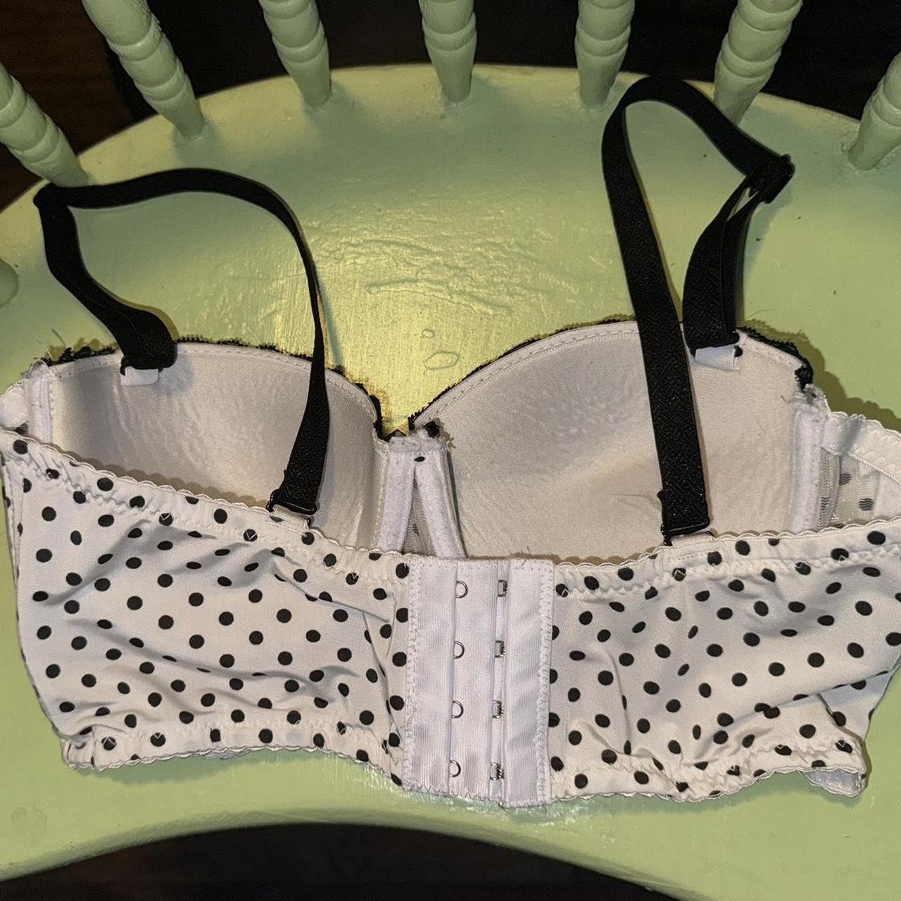 very cute vintage/rockabilly inspired polka dot... - Depop