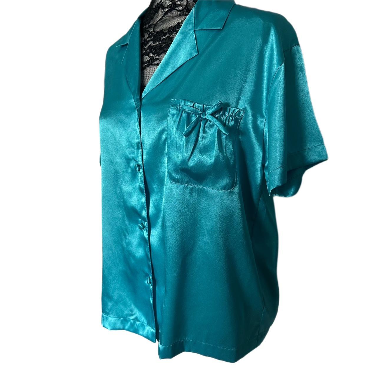 ୨୧Vintage Morgan Taylor aqua blue Intimates 2 piece... - Depop