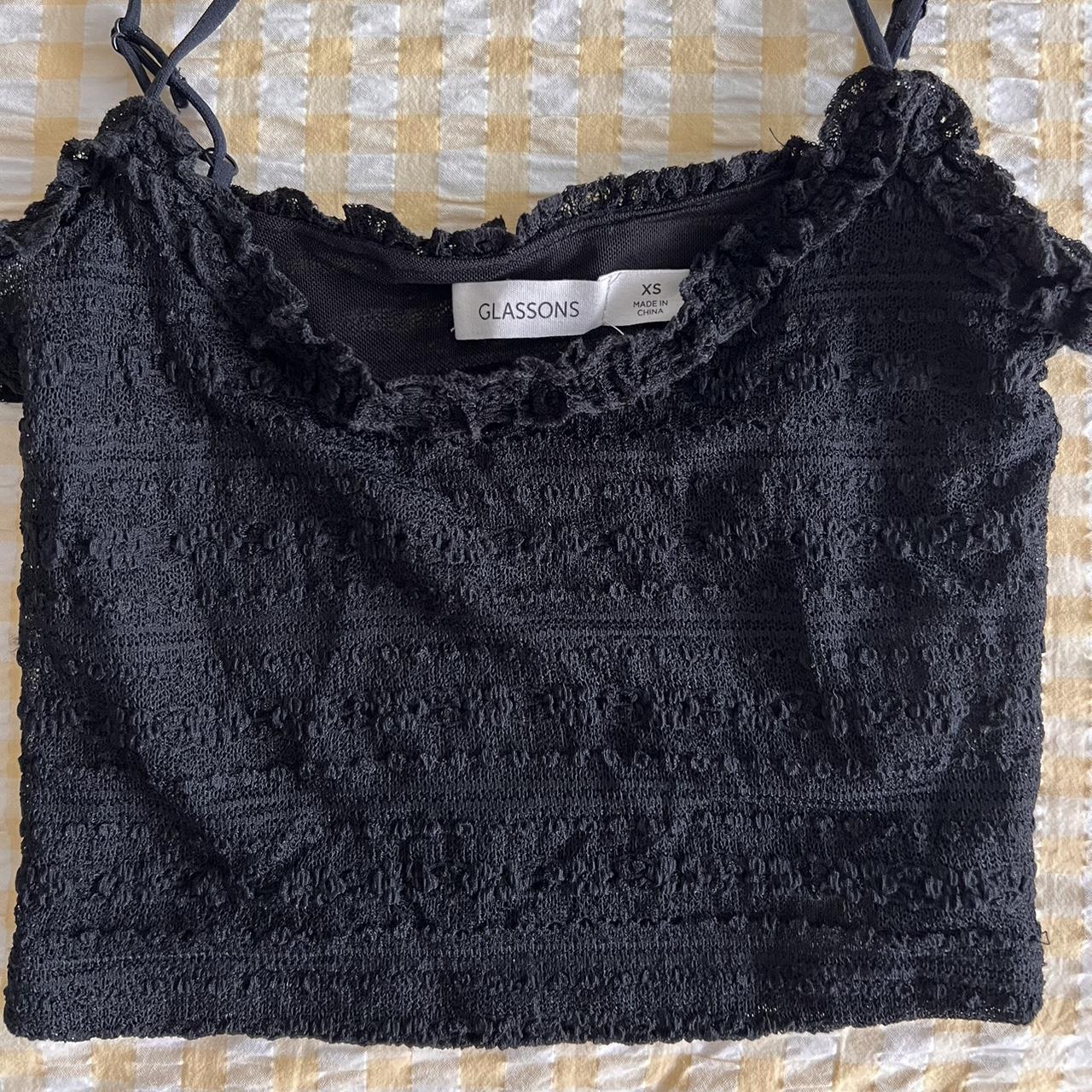 Glassons Lace Crop - worn once perfect condition -... - Depop