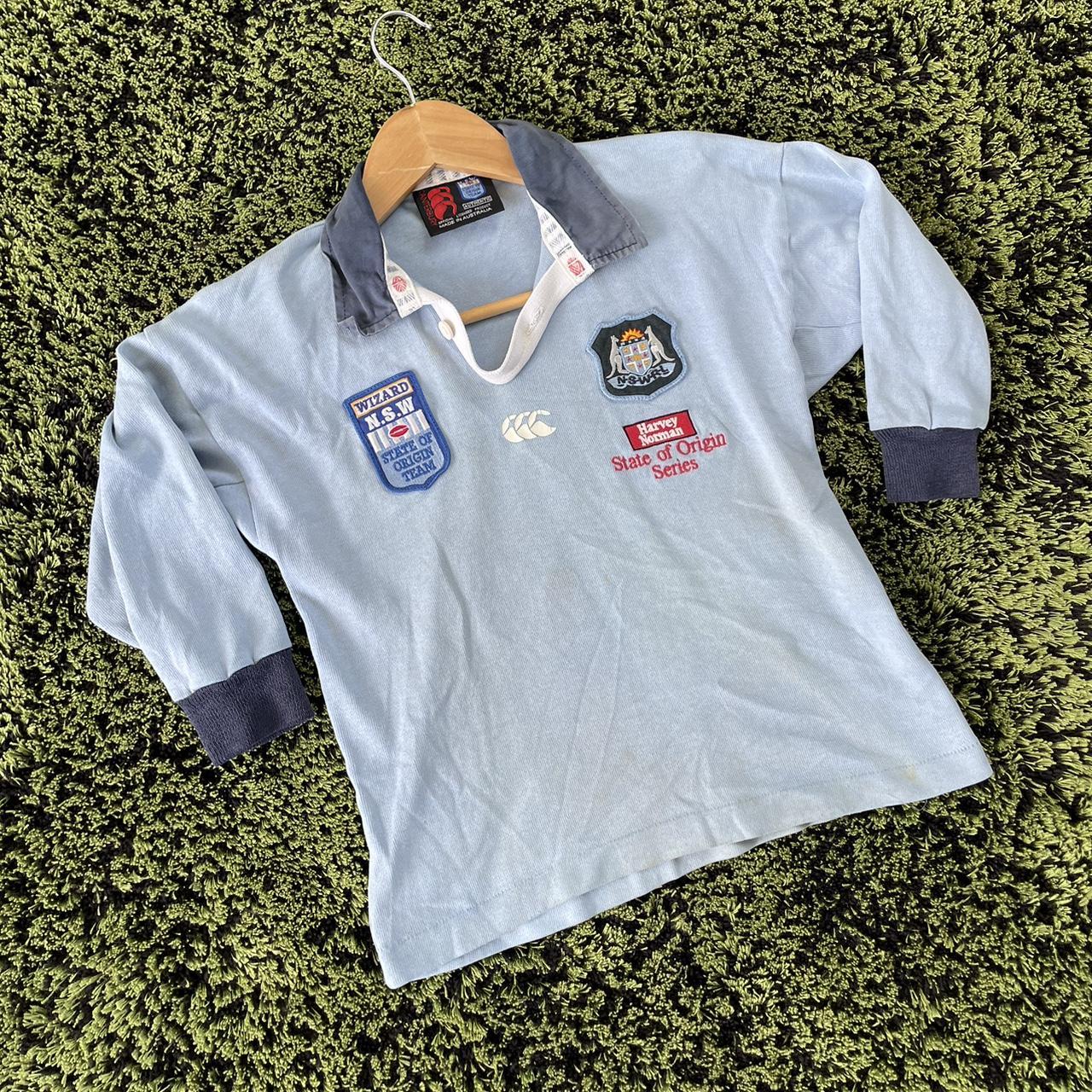 Vintage NSW State of Origin Jersey Chest... - Depop