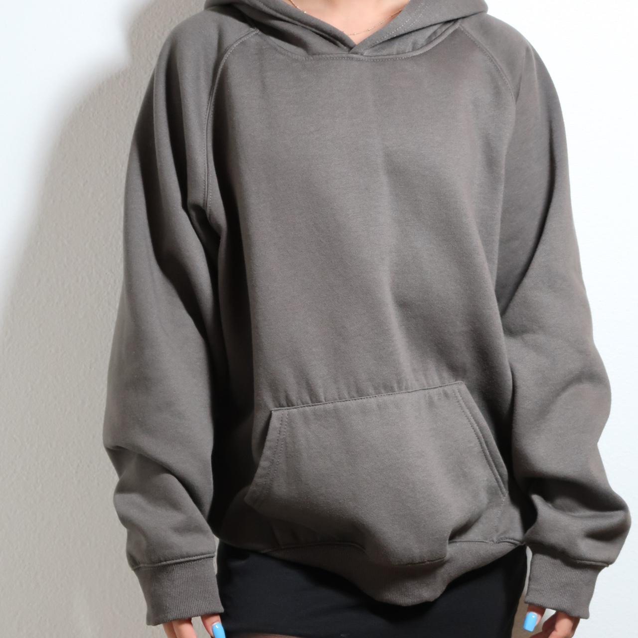 Plain gray hoodie - Depop