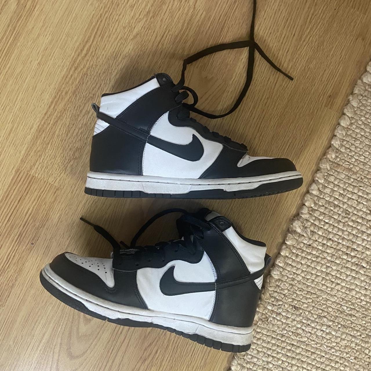 Nike panda high dunks. Size: UK3 Bought from StockX... - Depop