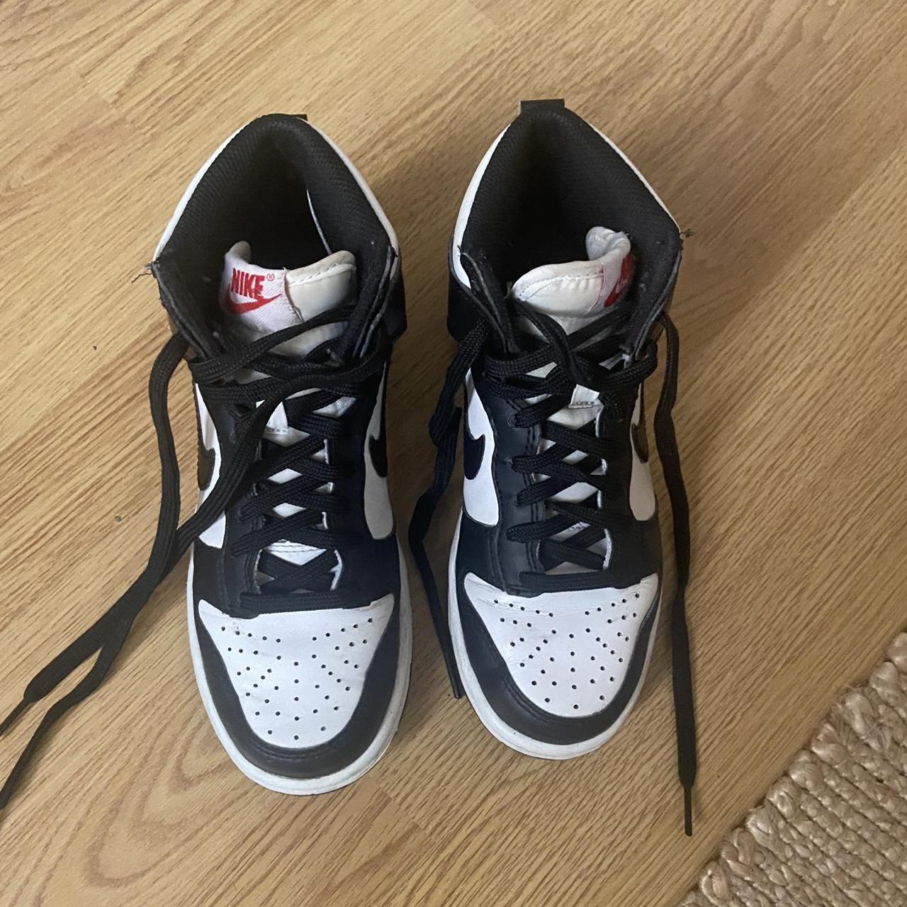 Nike panda high dunks. Size: UK3 Bought from StockX... - Depop