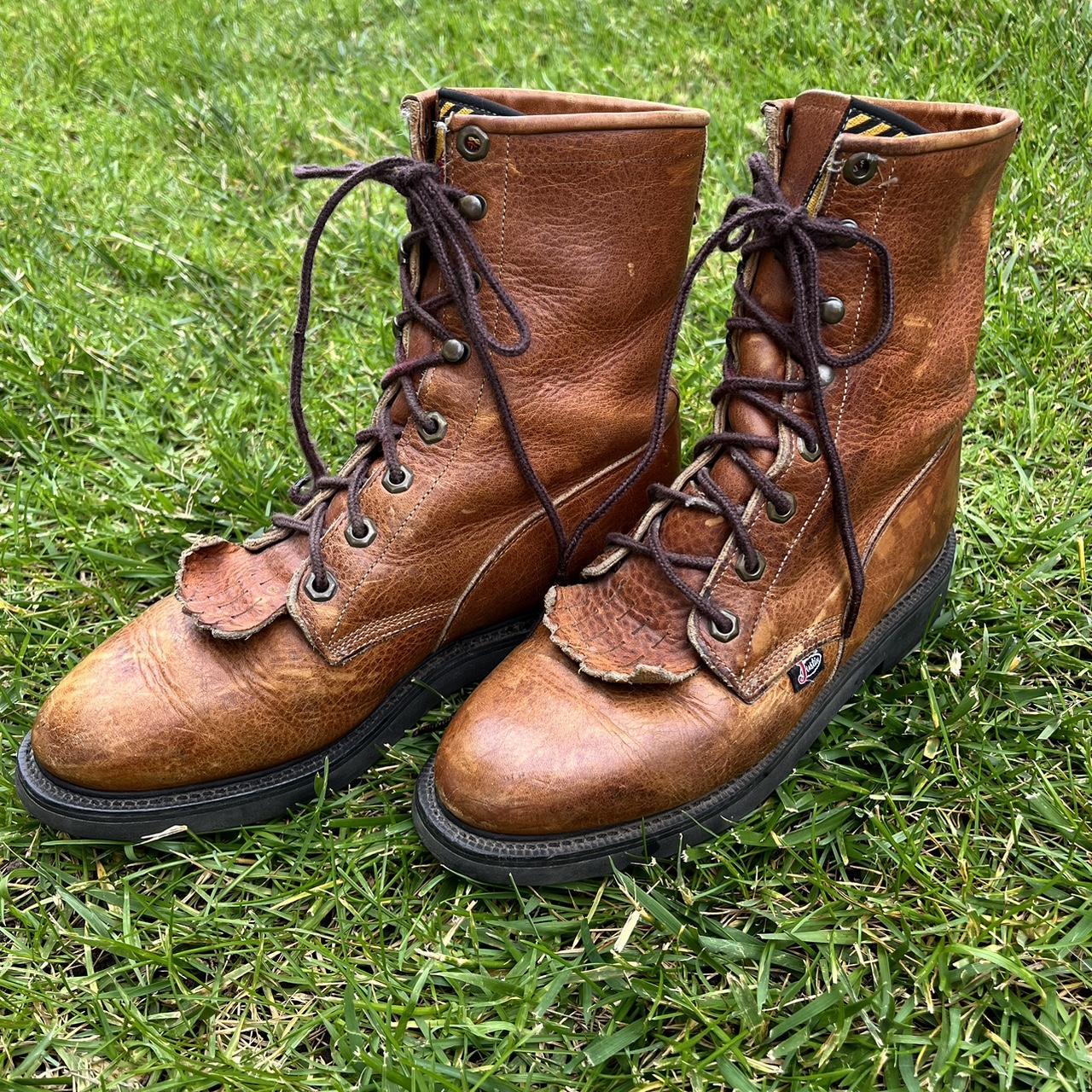 FREE shipping. Western roper boots! Beautiful... - Depop