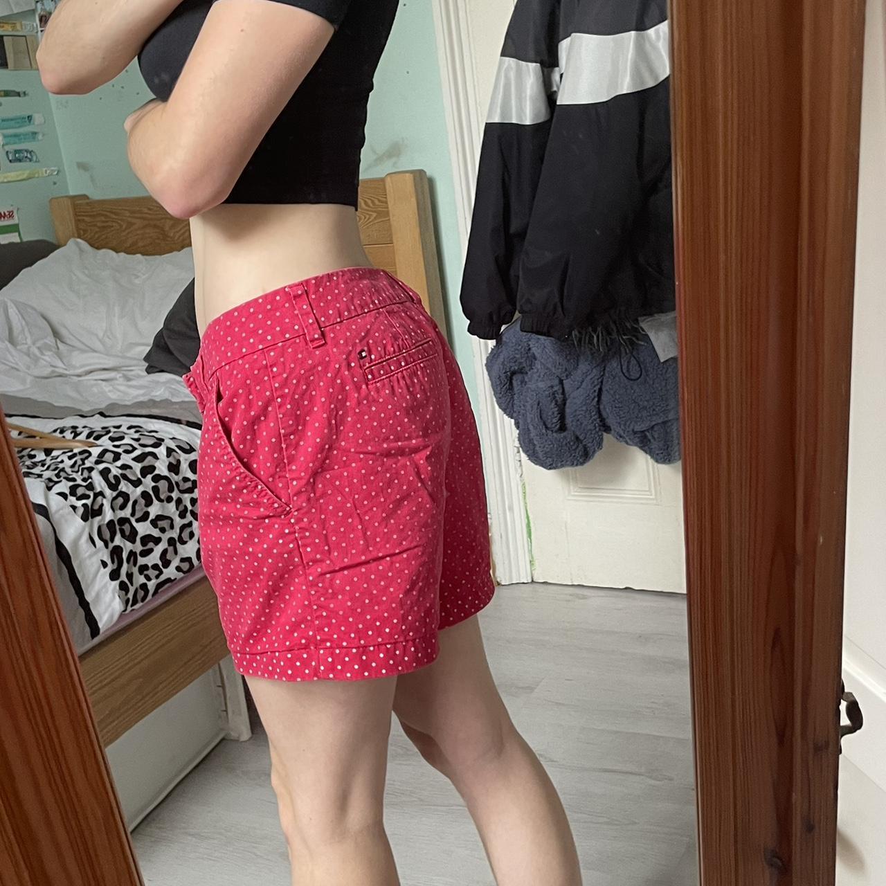 the cutest pinky red polka dot y2k tommy hilfiger... - Depop
