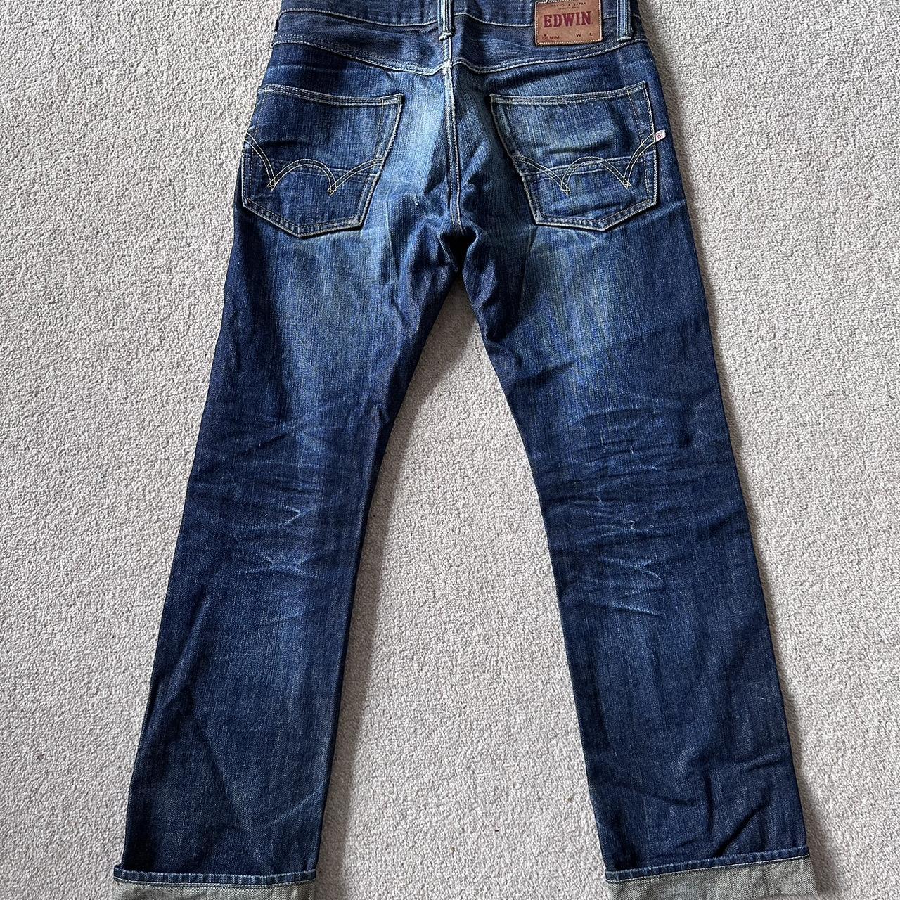 Edwin Ed-47 Japanese denim size 30. Selvage rainbow... - Depop