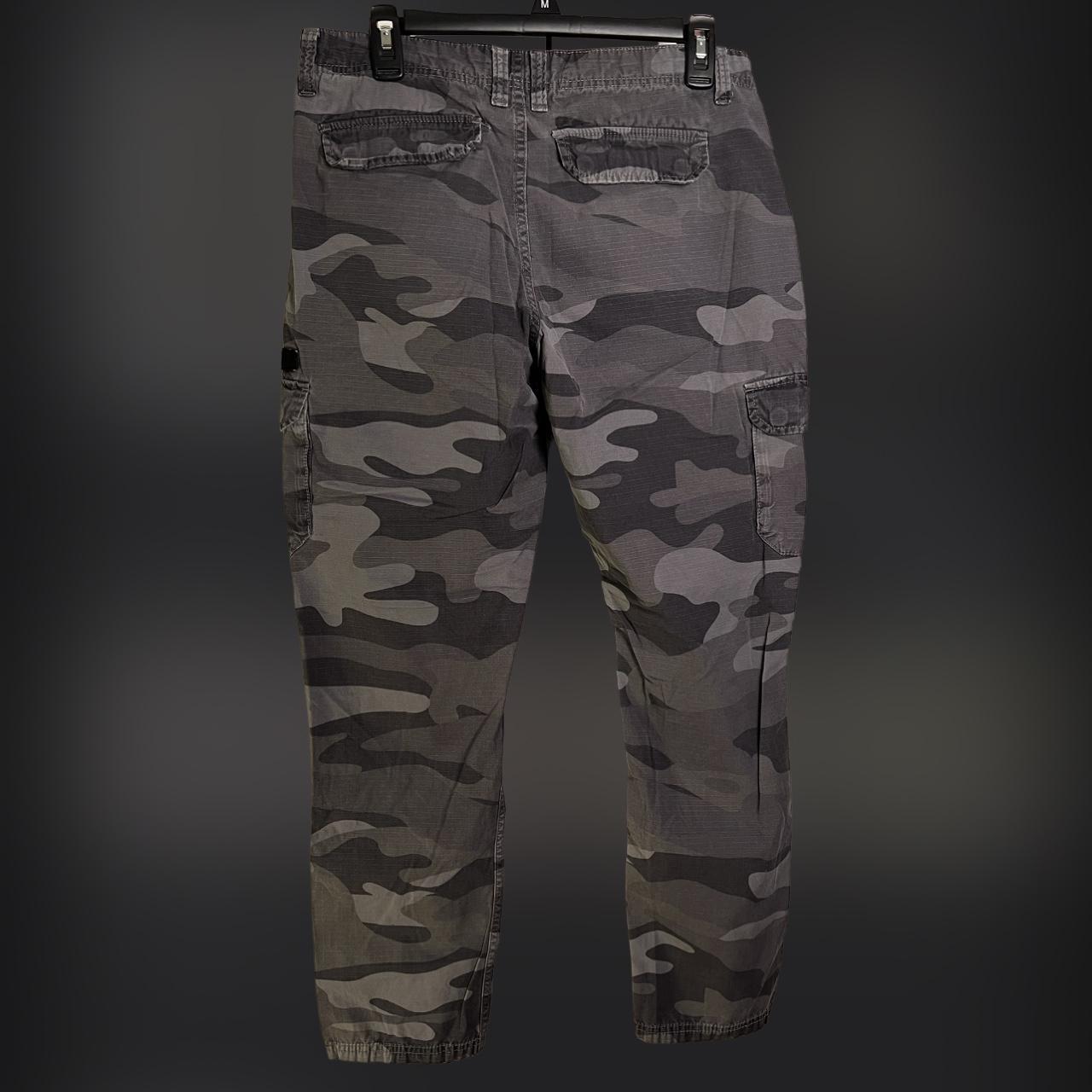 Cool Oakley Custom Fit Grey Camouflage Cargo Pants... - Depop