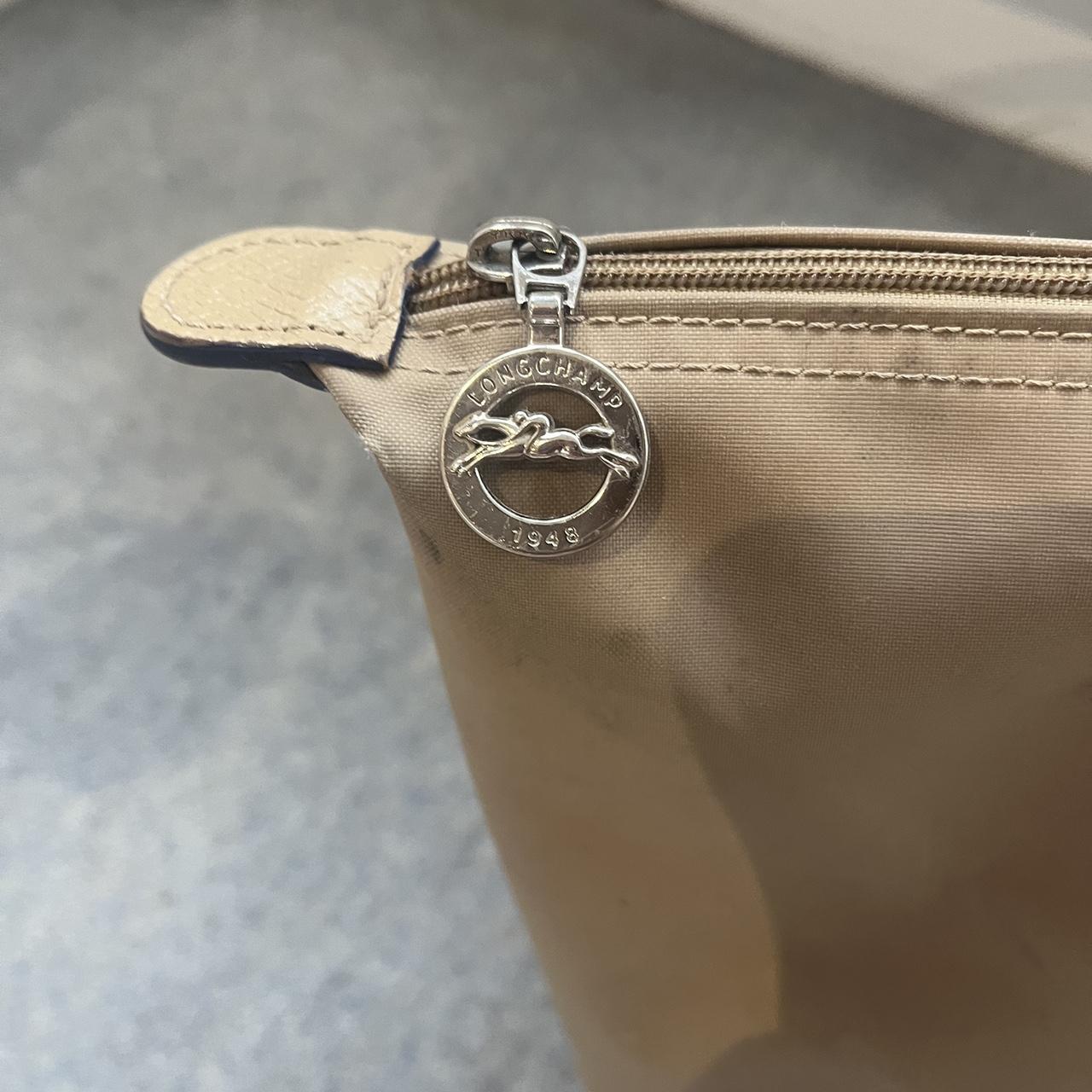 Beige Longchamp handbag Good as new Goes with every... | Depop