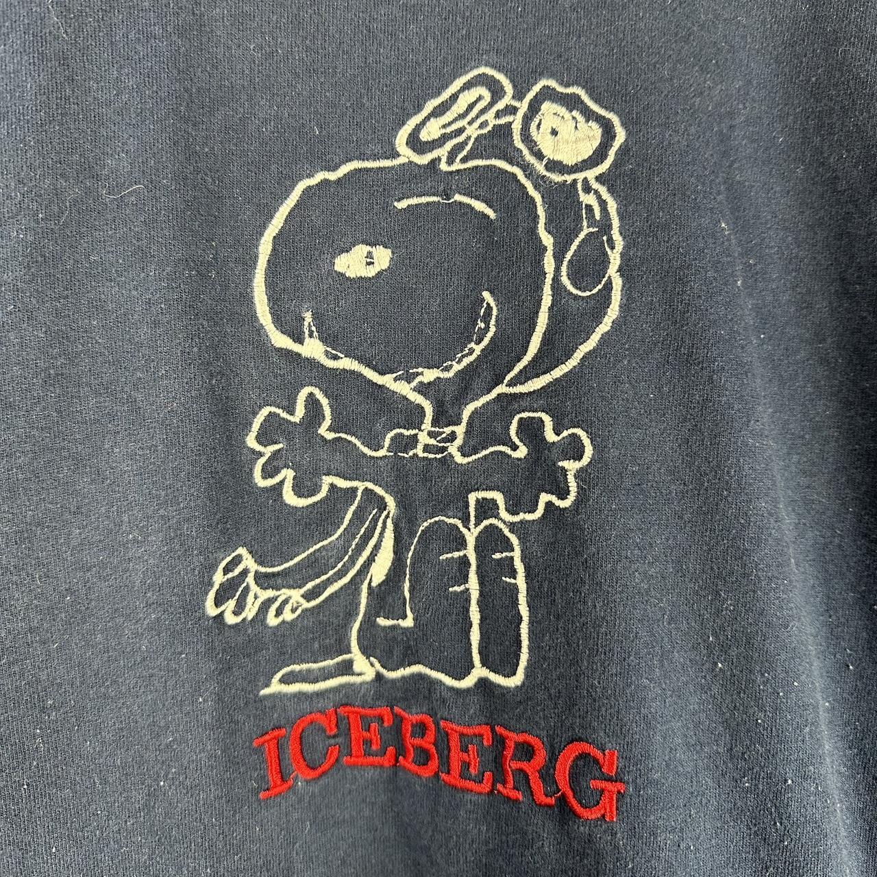 1990’s Vintage Iceberg Jeans Snoopy Embroidered... - Depop