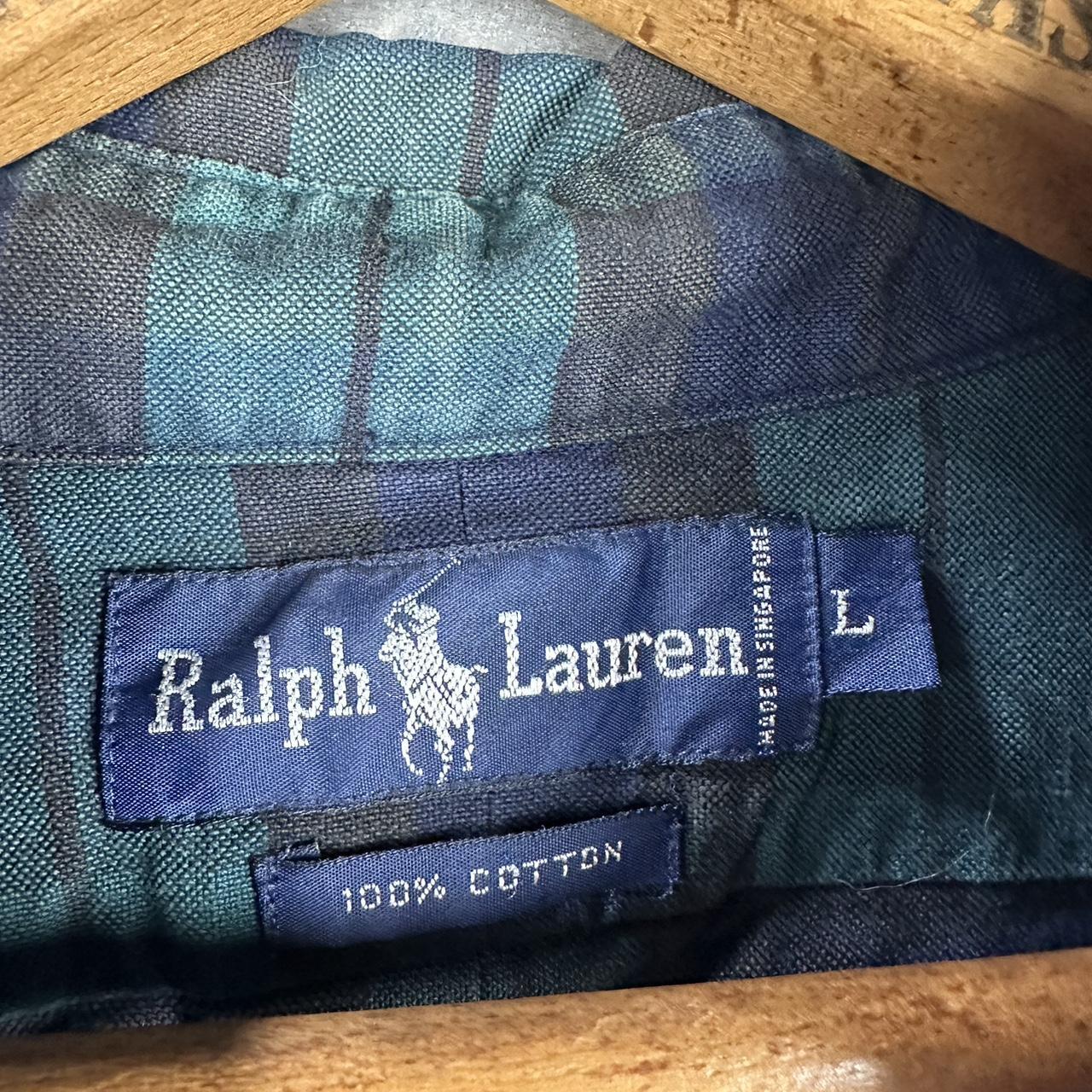 Vintage Ralph Lauren Pocket Crest Cookie Plaid... - Depop