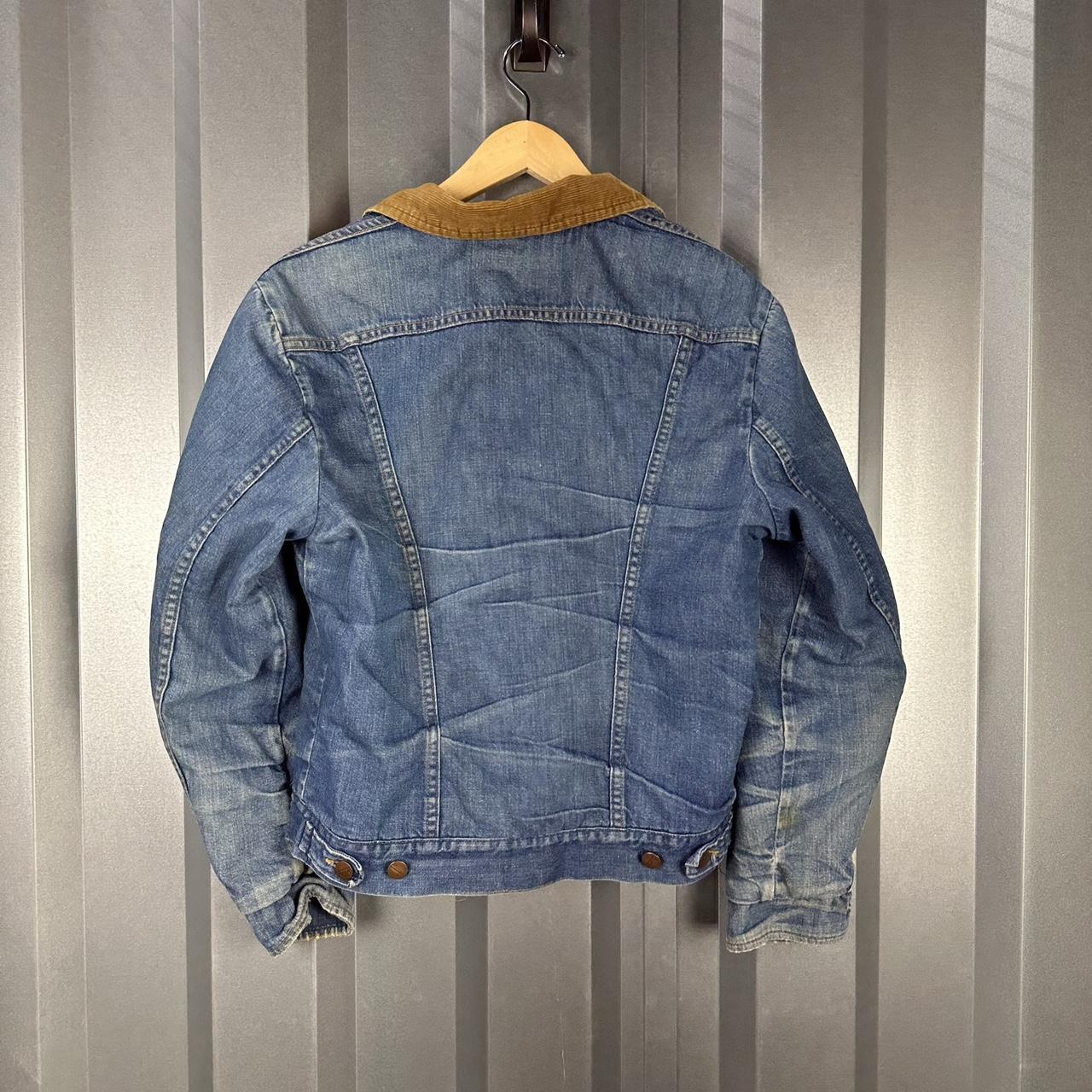 1970’s Vintage Maverick Blue Bell Fleece Lined... - Depop