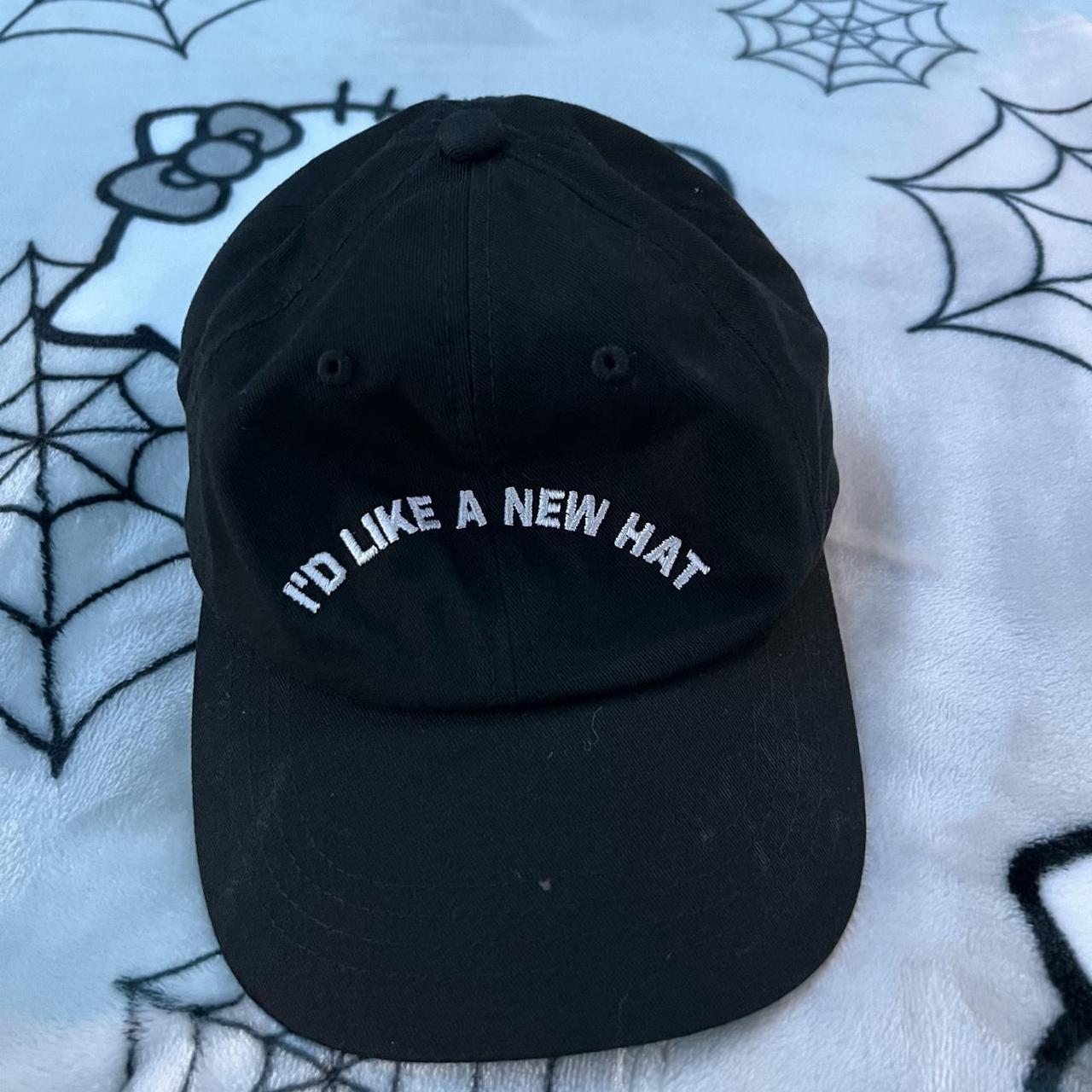 poofesure i'd like a new hat hat worn once but... - Depop