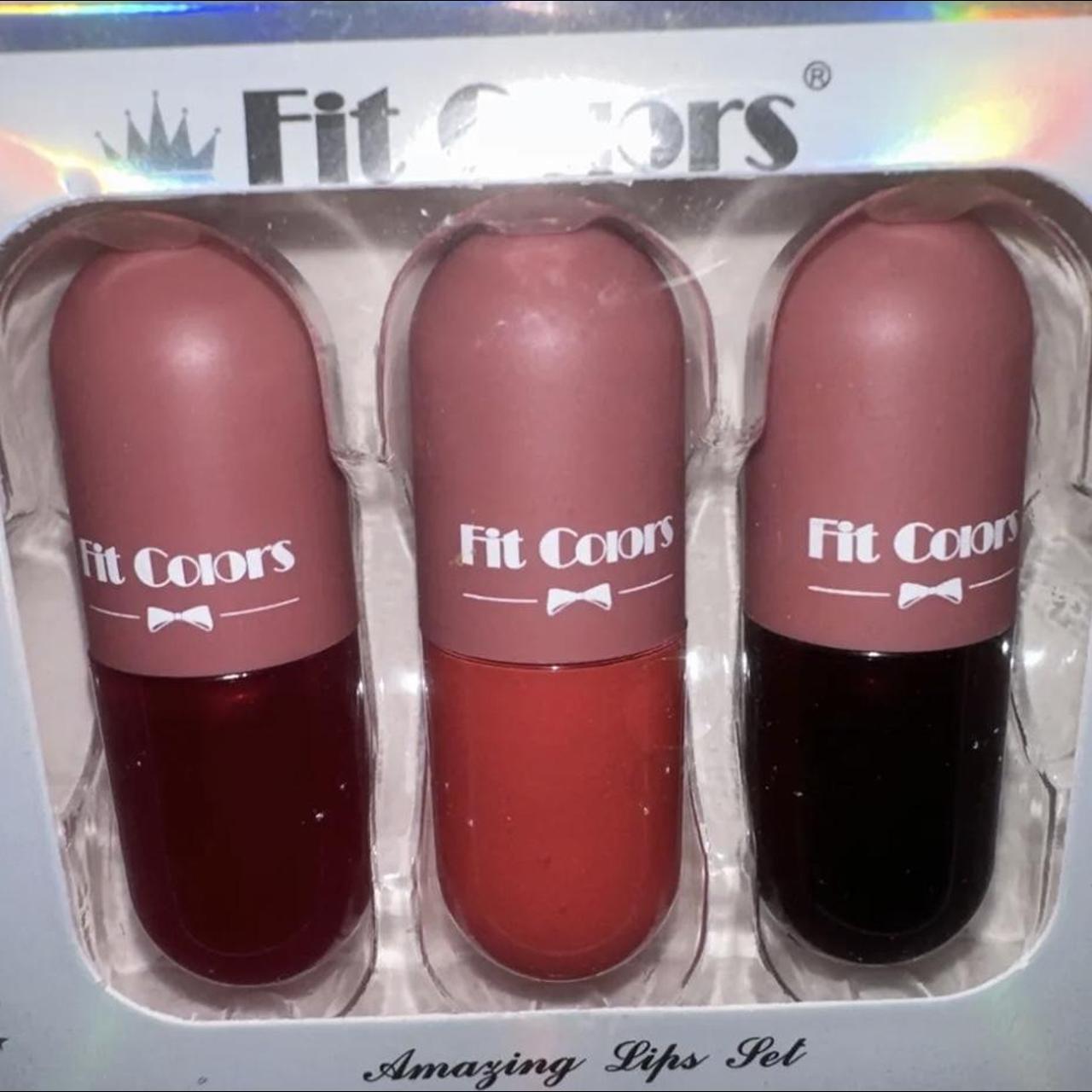 fit colours lip dye red tinted matte gloss brand... - Depop