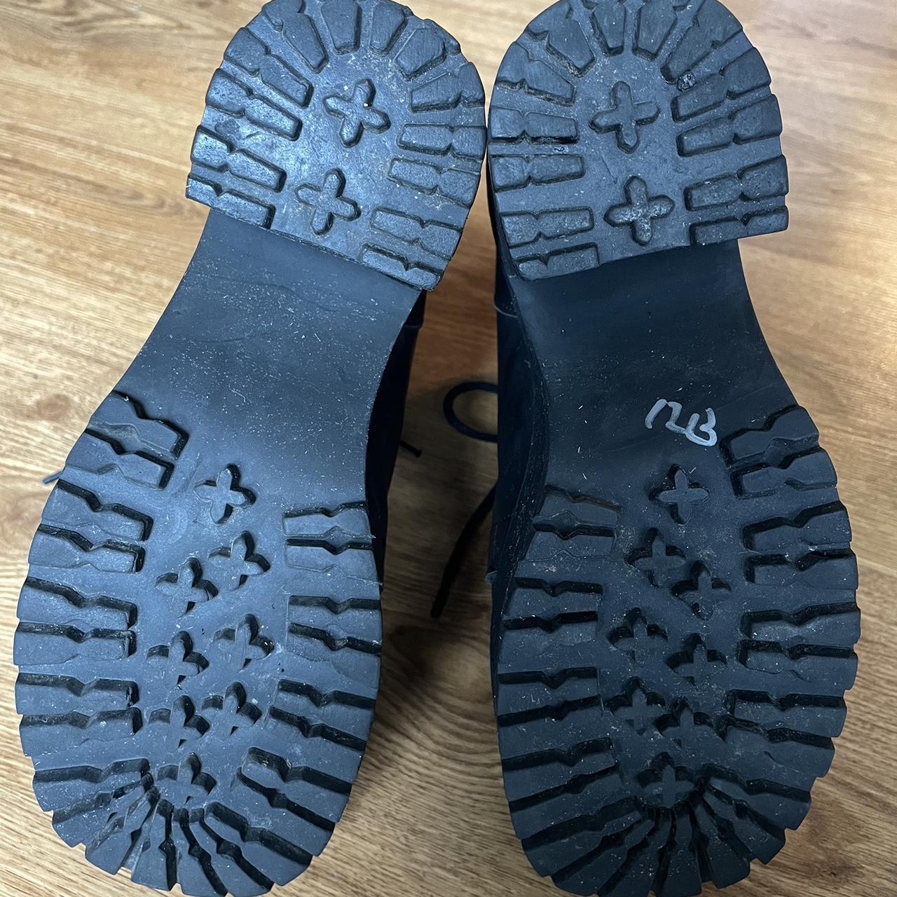 UNIF Reverb Platform Leather Boots 🌙100%... - Depop