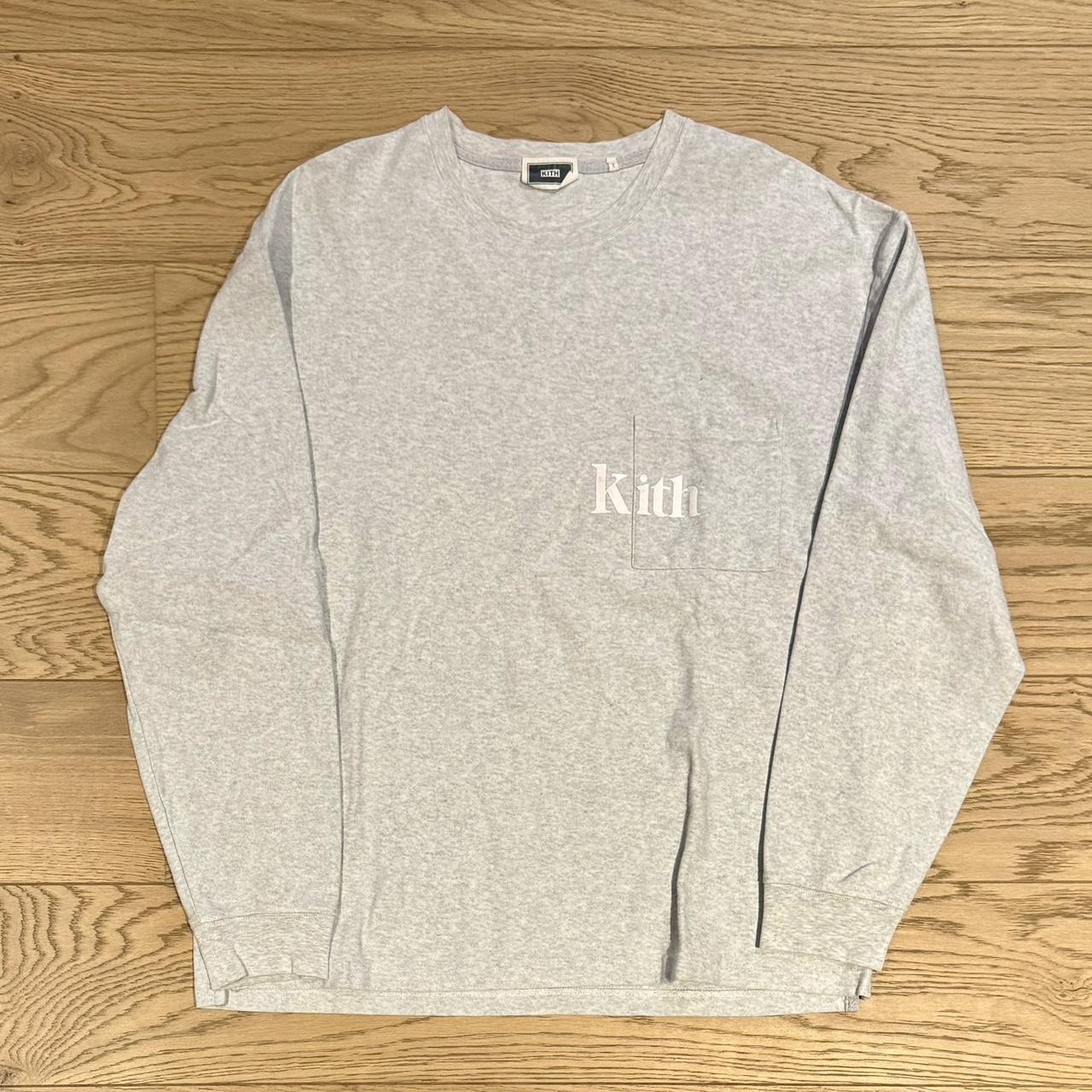Men’s Grey Kith Long Sleeve Shirt / Good Condition /... - Depop