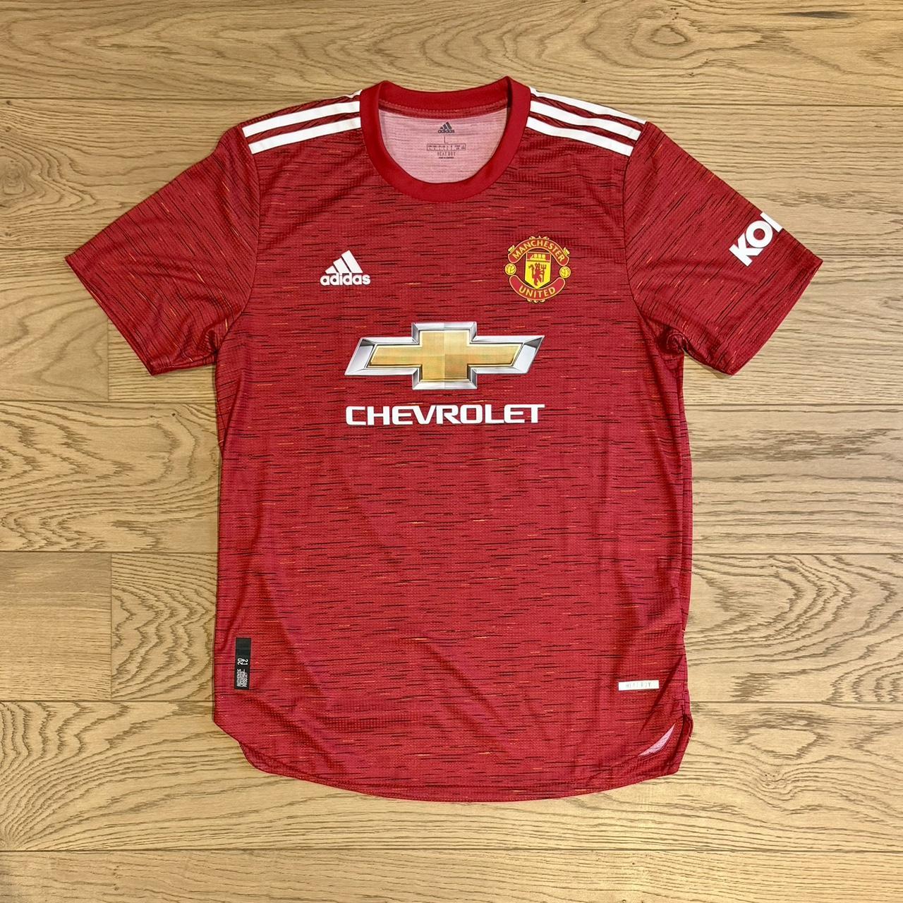 Manchester United / Home Football Shirt / 20/21 /... - Depop