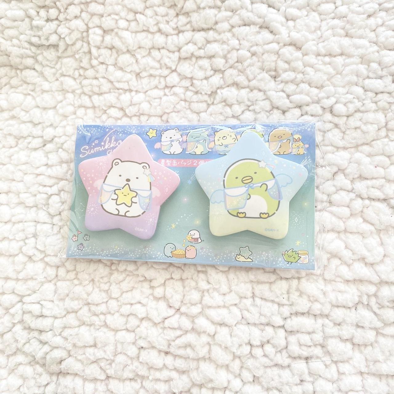 Original San-X Sumikko Gurashi Star Pin Badges 🎀... - Depop