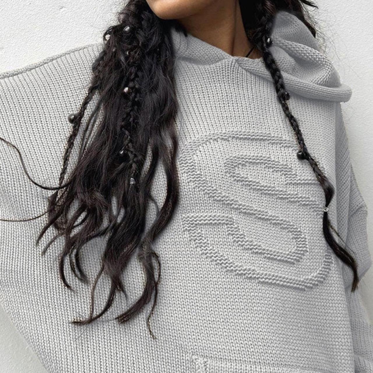 viral sweater hoodie 🎧 so cute can dressed up or... - Depop