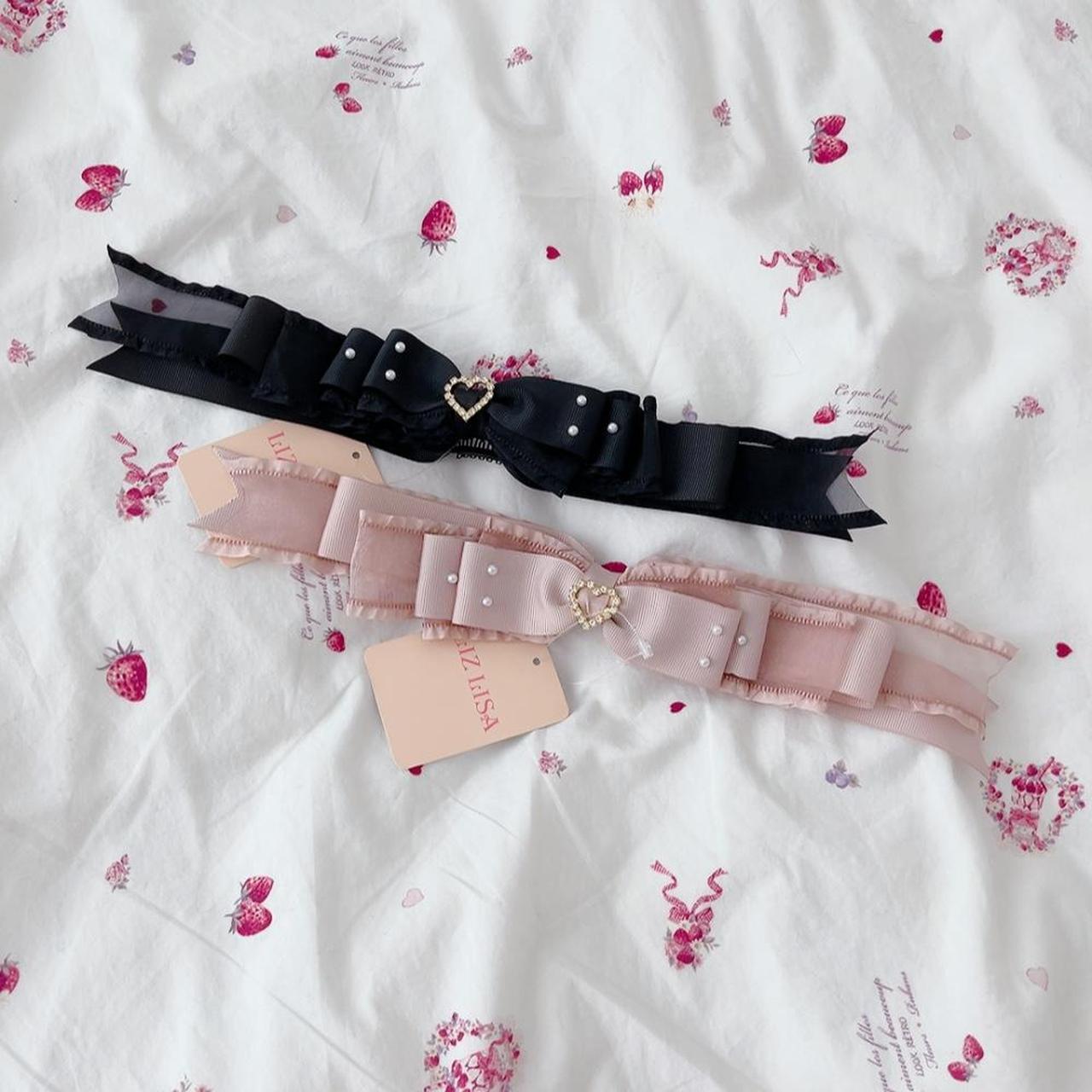 Liz Lisa set of 2 clip hair ribbons 🌸 Set of two... - Depop