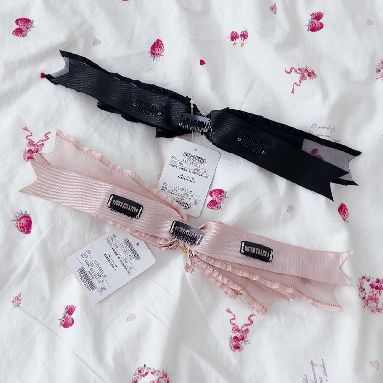 Liz Lisa set of 2 clip hair ribbons 🌸 Set of two... - Depop