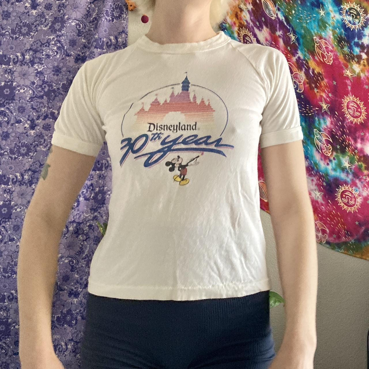 vintage 1985 80s disneyland 30th anniversary single... - Depop