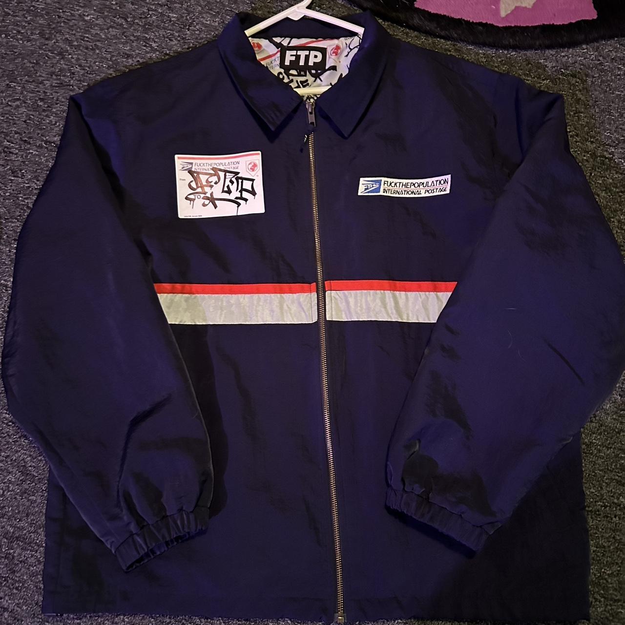 FTP USPS rip jacket. well kept, super dope. - Depop