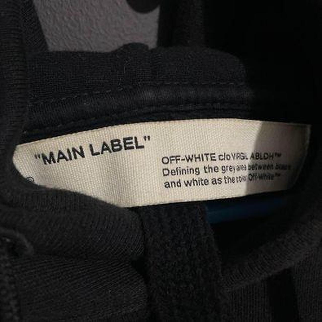 - Off White Waterfall Graphic Hoodie - Bought from... - Depop