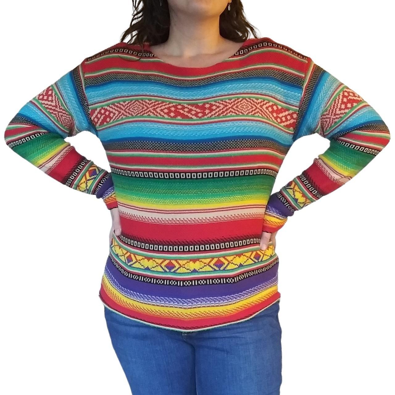 🌈The rainbow Ralph Lauren kint sweater we've all... - Depop