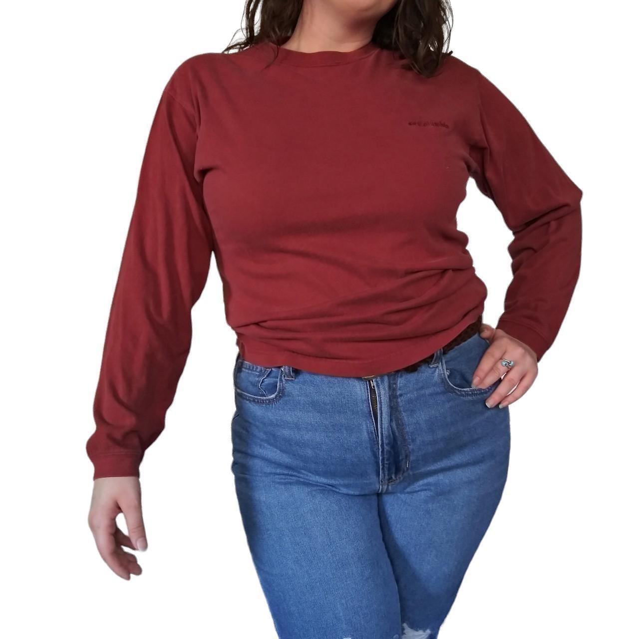 Columbia burgundy rust shirt 🌈ABOUT THE... | Depop