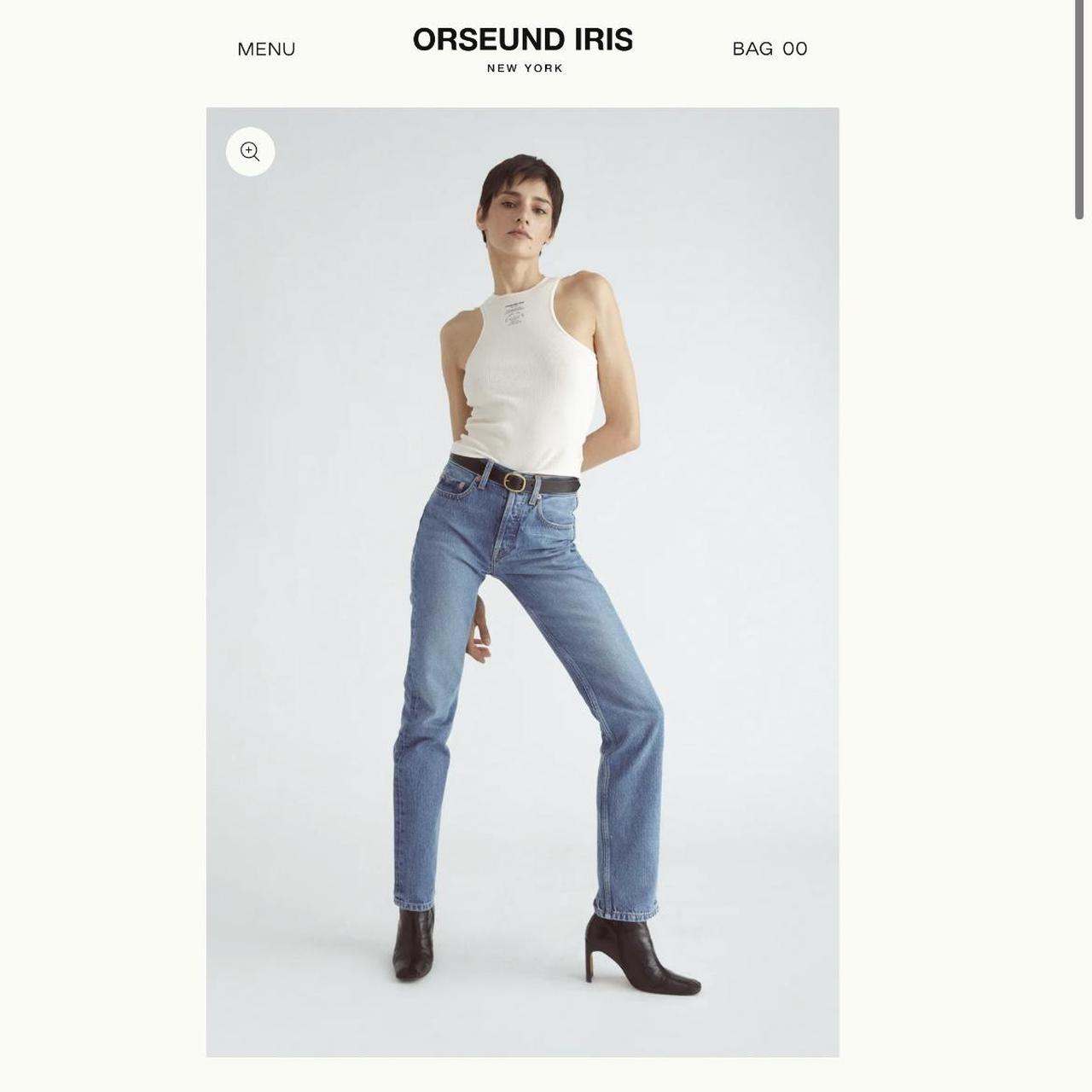 orseund iris basic cotton tank top in color... - Depop